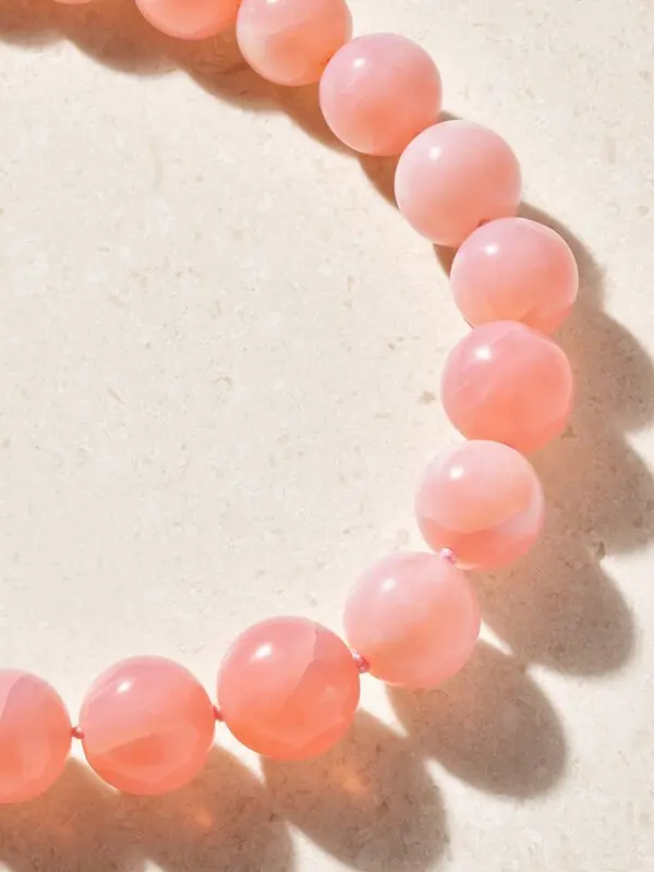 Jia Jia Oracle 14 Karat Gold Opal Beaded Necklace