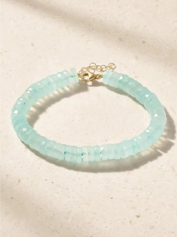 Jia Jia Aurora Maldives Chalcedony Beaded Bracelet - Blue