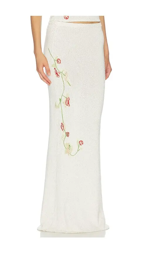 ASTA RESORT Carolina Embroidered Skirt