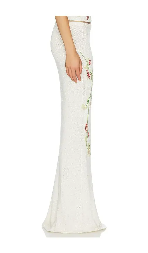 ASTA RESORT Carolina Embroidered Skirt