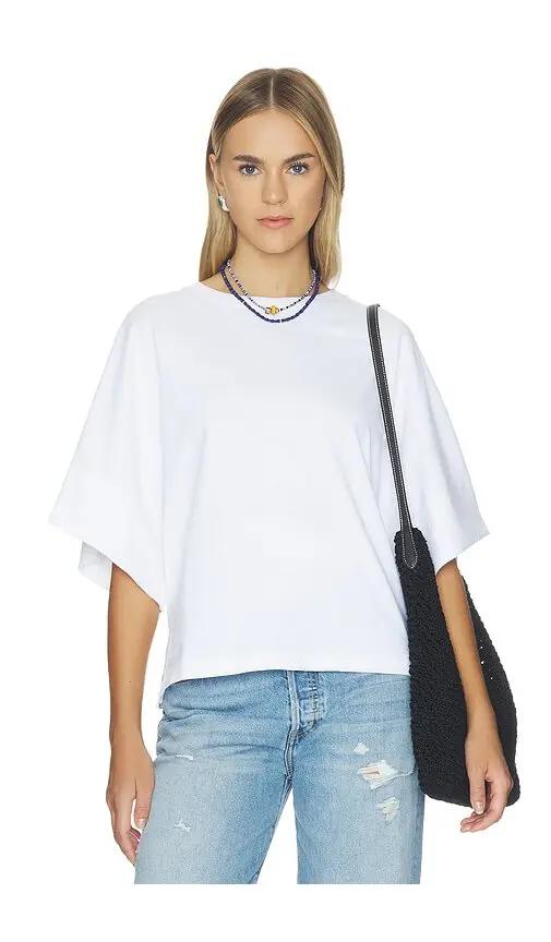Free People X We The Free Atlas Dolman Tee - Clean Ivory