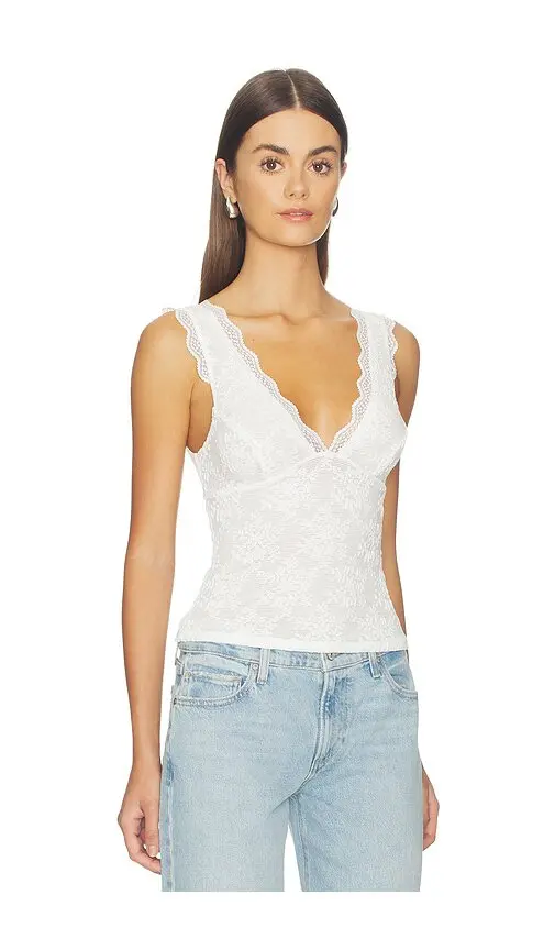 Free People X Intimately Loved You First Lace Tank