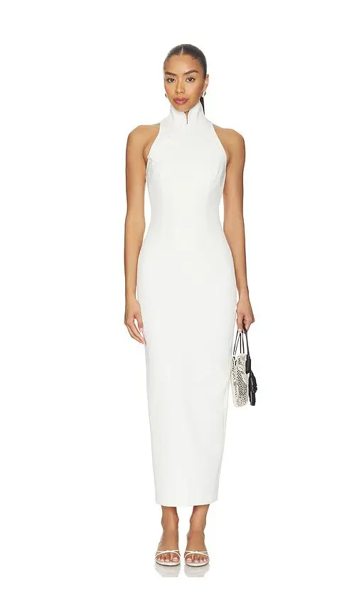 SAU LEE Joy Dress - White