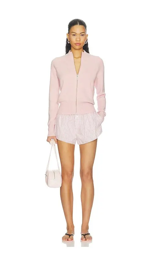 With Jéan Penelope Zip-up Sweater