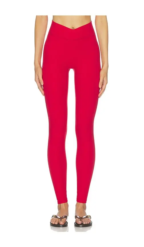 437 The V Legging In Red