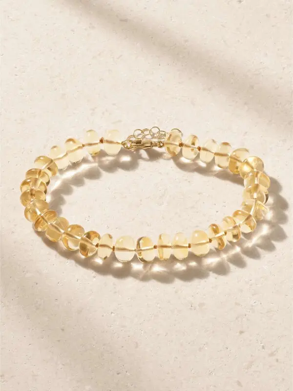 Jia Jia 14-karat Gold Citrine Bracelet