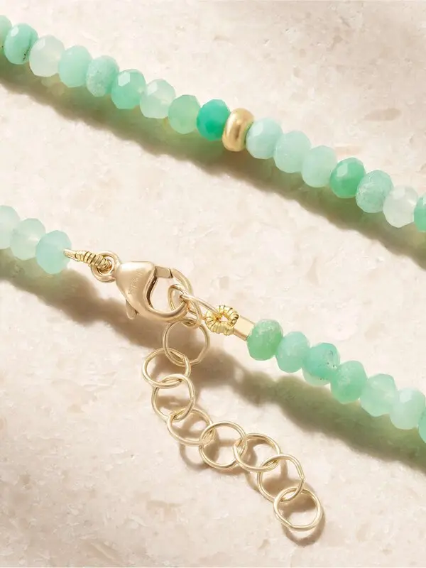 Jia Jia 14-karat Gold Chrysoprase Bracelet