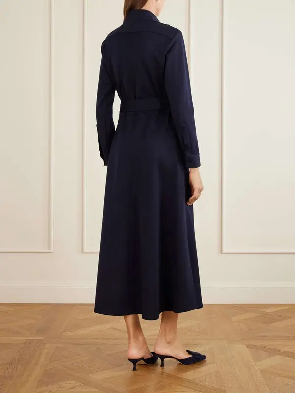Giuliva Heritage The Dora Wool-jersey Midi Dress