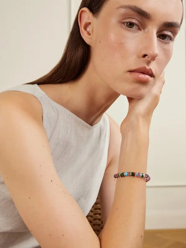 Jia Jia 14-karat Gold Gemstone Bracelet
