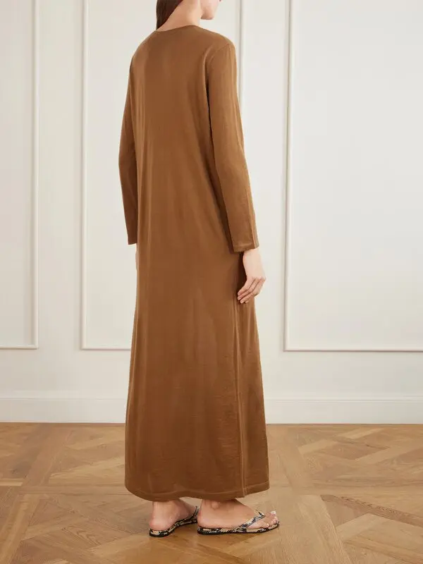 Co Cashmere Column Midi Dress