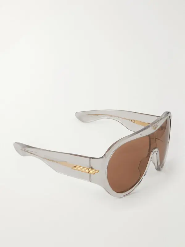 Bottega Veneta Shield Mask-frame Sunglasses