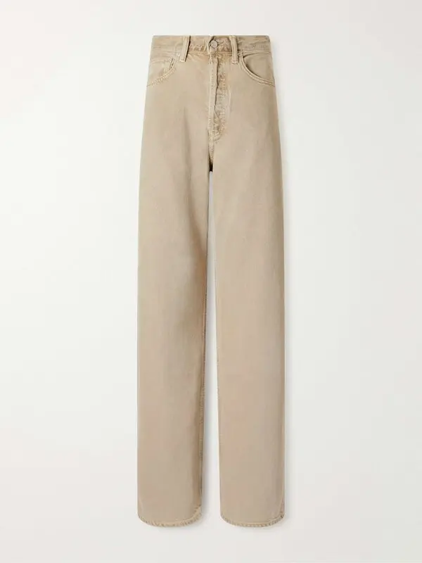 AGOLDE Vintage Loose Lyocell And Cotton-blend Straight-leg Jeans - Brown
