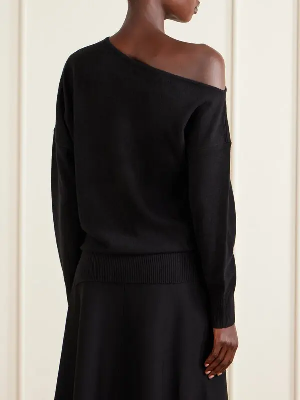 Arch4 Wiki Off-the-shoulder Cashmere Sweater