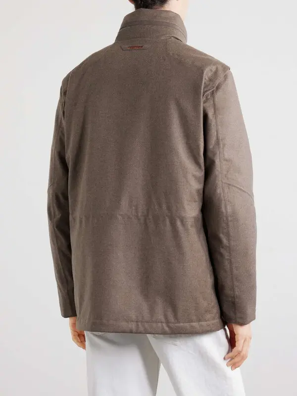 Sease Padded Wool And Cashmere-blend Jacket