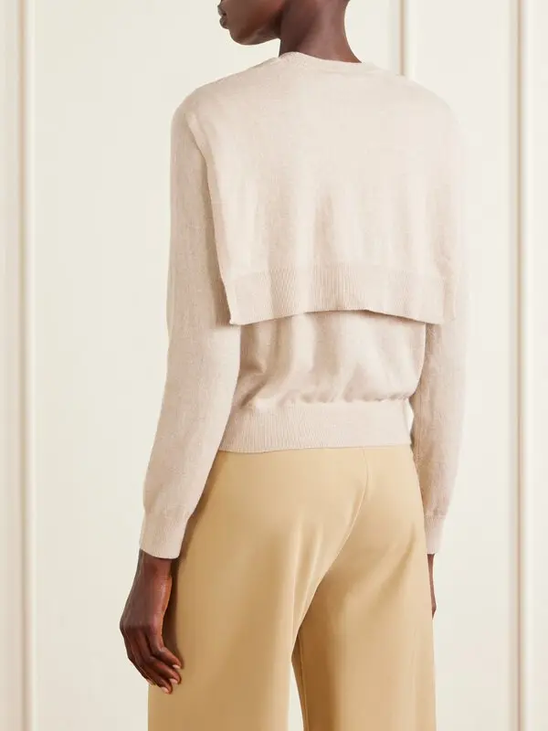 Arch4 Eldergrrove Cashmere Sweater With Tie Detail - Neutrals