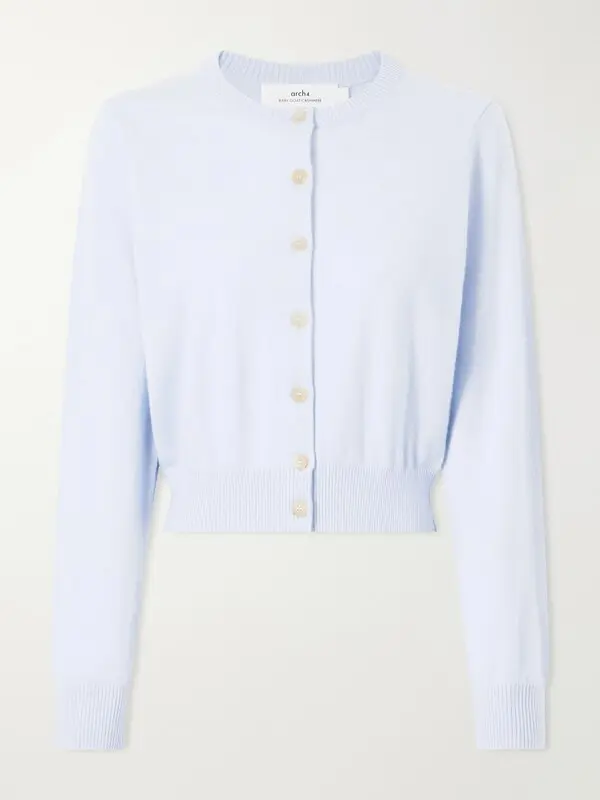 Arch4 Celestina Cashmere Cardigan - Blue