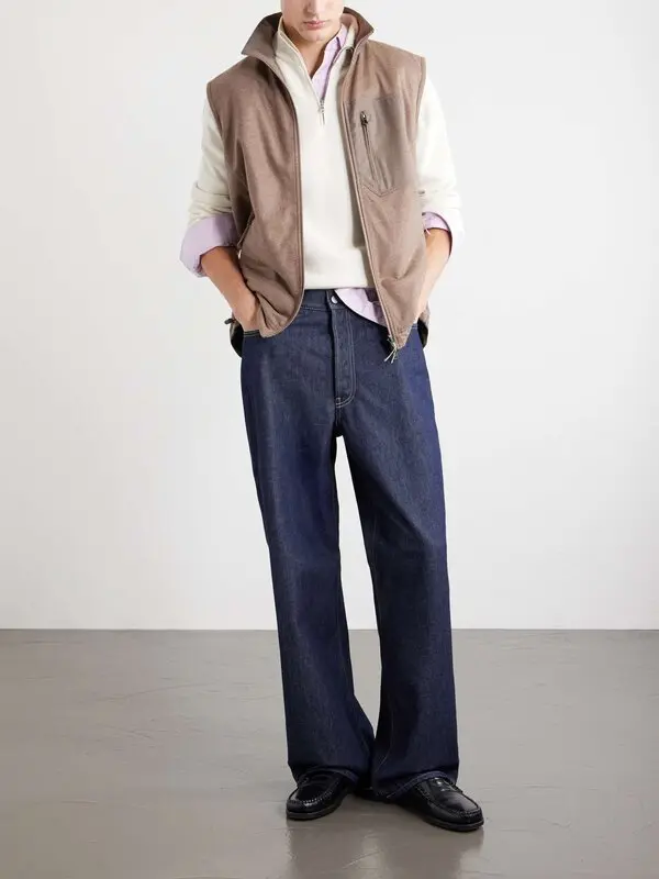 Sease Explorer Reversible Padded Cashmere And Wool Gilet