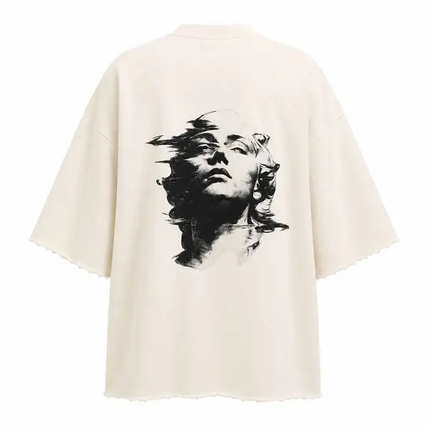 MYSIMPLICATED Neutrals Dream State Oversized Off- Tee W - White