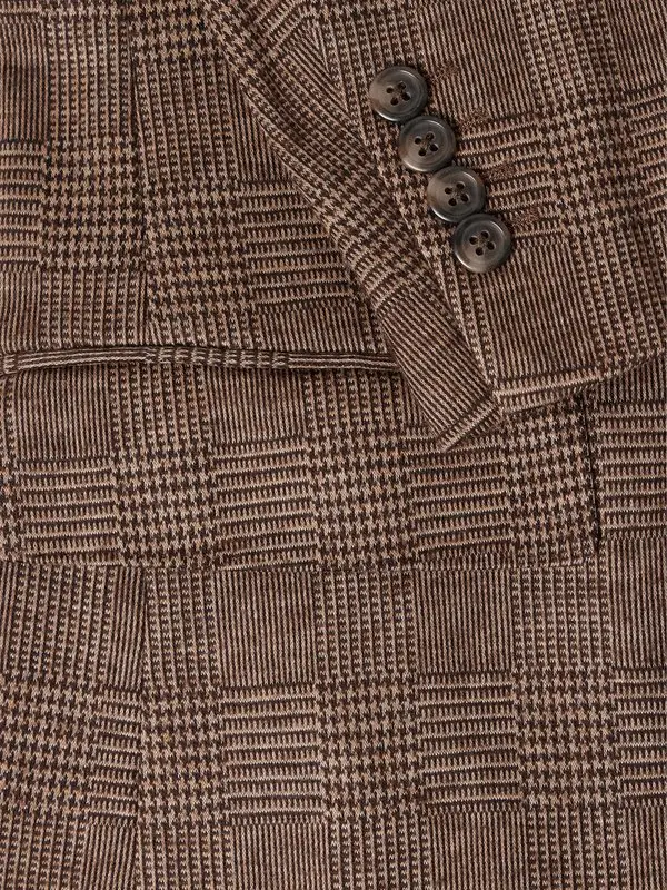 Polo Ralph Lauren Double-breasted Prince Of Wales Blazer