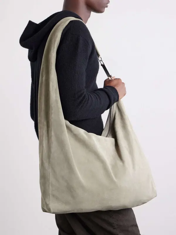 Rick Owens Gemini Suede Tote Bag