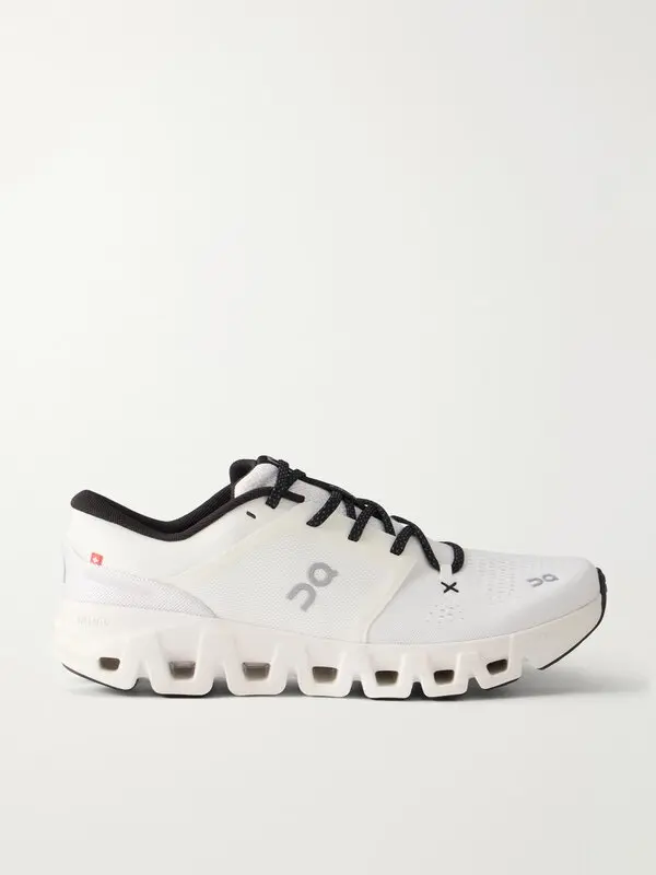 On X 5 Rubber-trimmed Mesh Sneakers