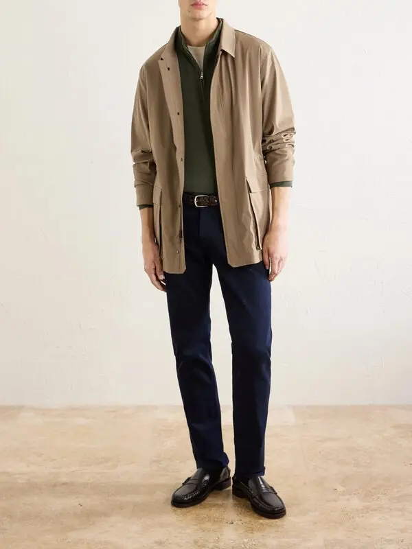 Peter Millar Jersey Half-zip Sweater