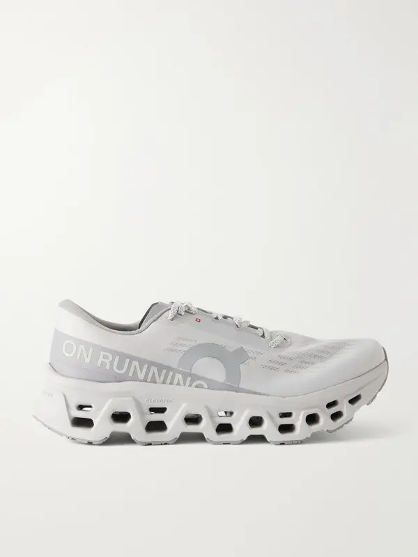 On Cloudmonster Rubber-trimmed Stretch-knit Sneakers