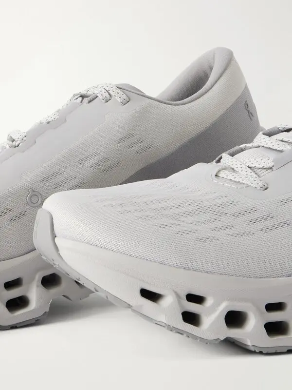 On Cloudmonster Rubber-trimmed Stretch-knit Sneakers