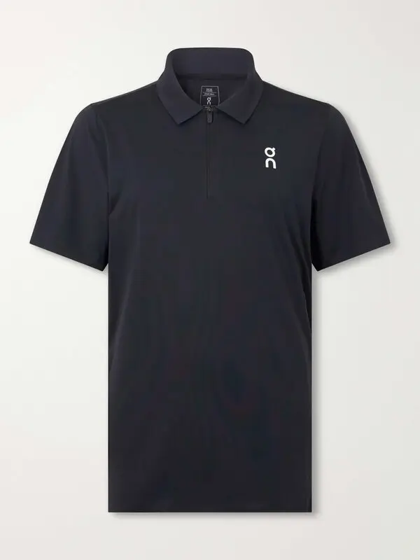 On Court Logo-printed Shell Polo Shirt