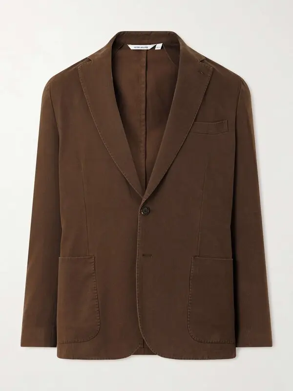 Peter Millar Chatham Cotton-cashmere Sigle Breasted Blazer