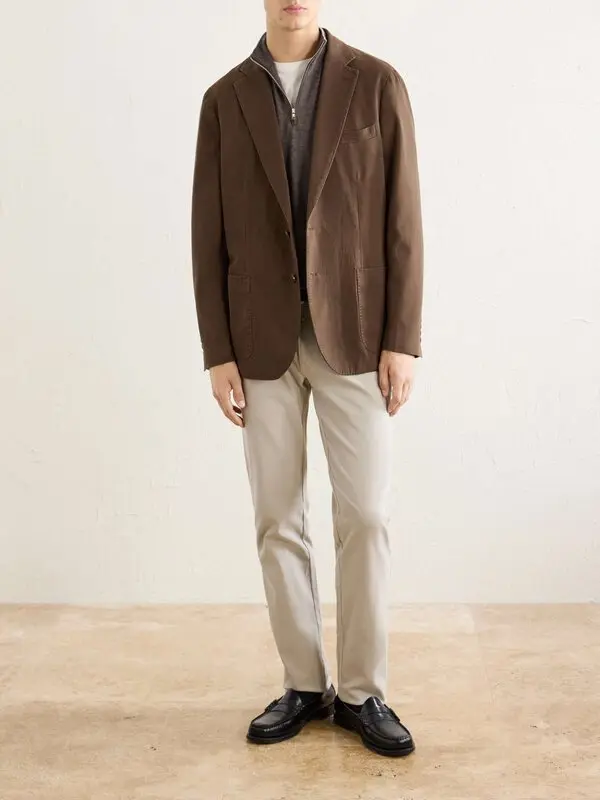 Peter Millar Chatham Cotton-cashmere Sigle Breasted Blazer