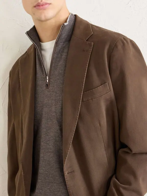 Peter Millar Chatham Cotton-cashmere Sigle Breasted Blazer