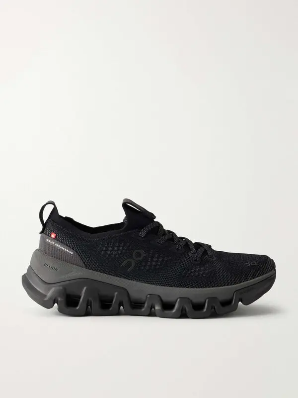 On Cloud X Tempo Mesh Sneakers - Black