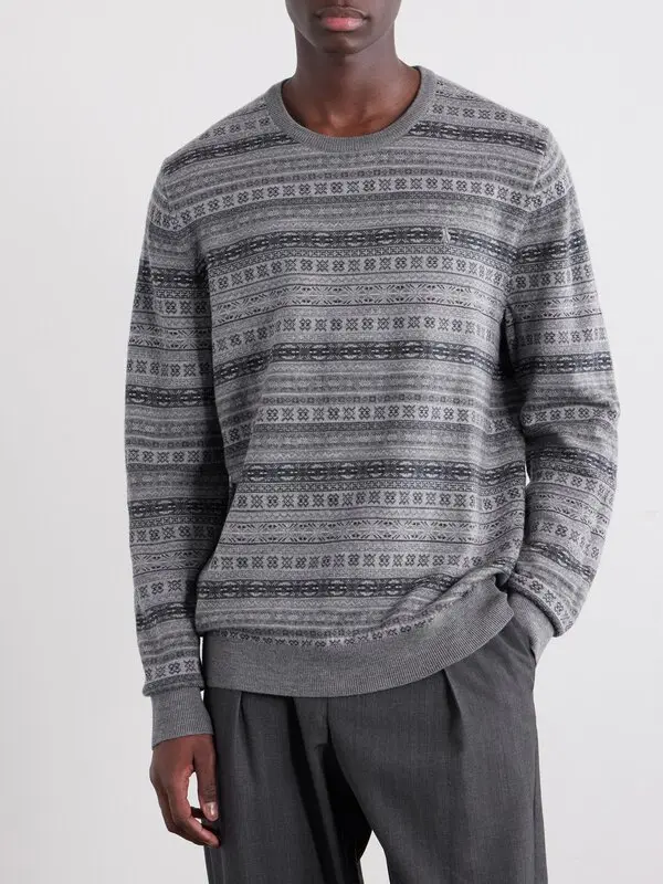 Polo Ralph Lauren Striped Wool Crew Neck Sweater