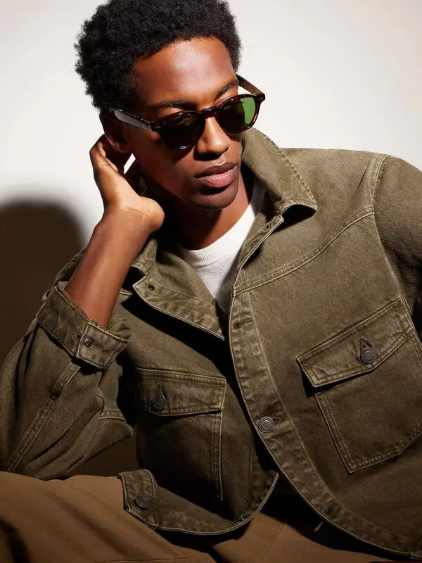 JACQUES MARIE MAGE Zephirin Round-frame Acetate Sunglasses