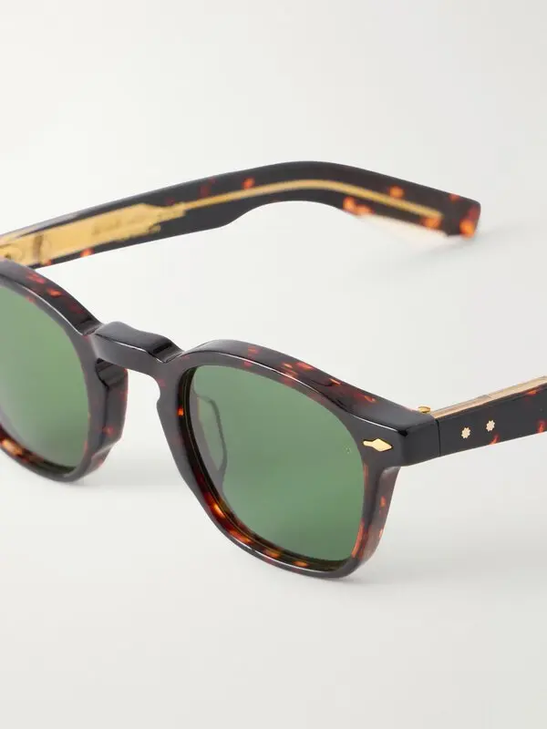 JACQUES MARIE MAGE Zephirin Round-frame Acetate Sunglasses