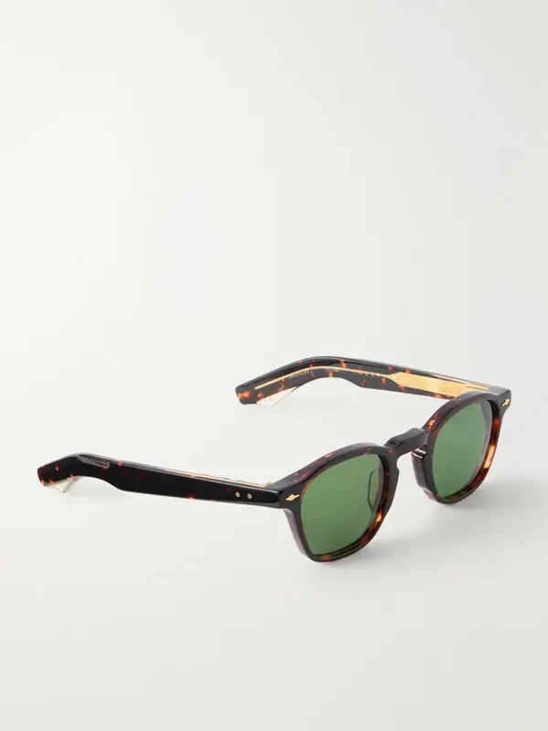 JACQUES MARIE MAGE Zephirin Round-frame Acetate Sunglasses