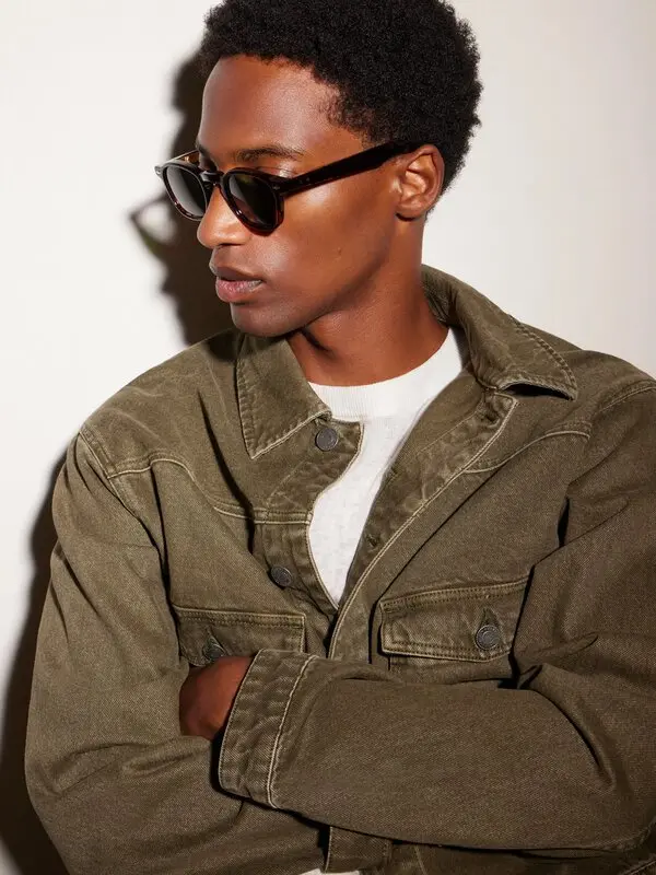JACQUES MARIE MAGE Zephirin Round-frame Acetate Sunglasses