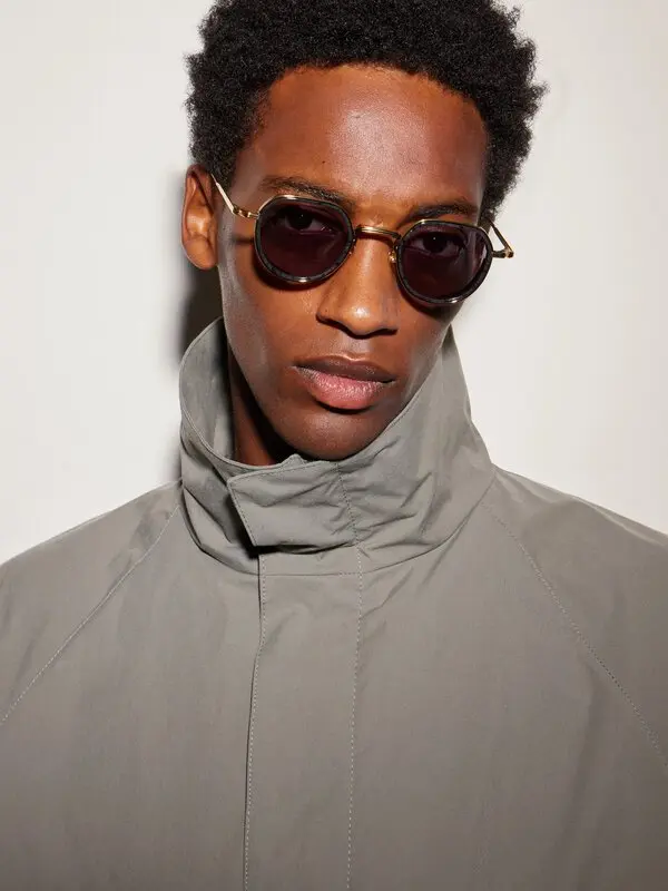 JACQUES MARIE MAGE Dixon Octagon Frame Sunglasses