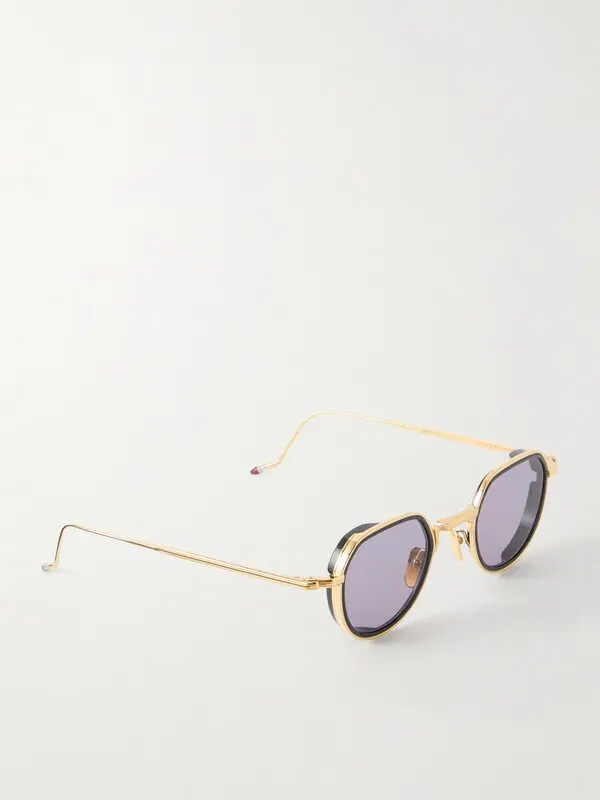 JACQUES MARIE MAGE Dixon Octagon Frame Sunglasses