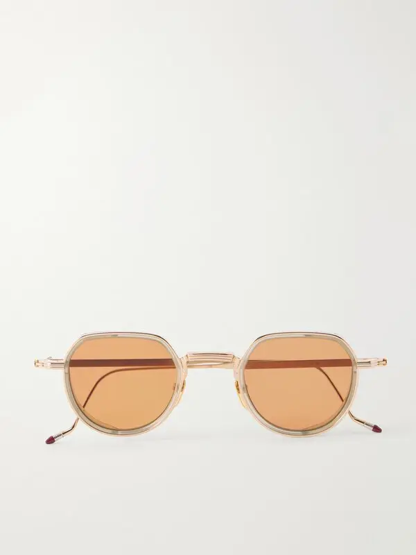 JACQUES MARIE MAGE Dixon Octagonal Frame Sunglasses