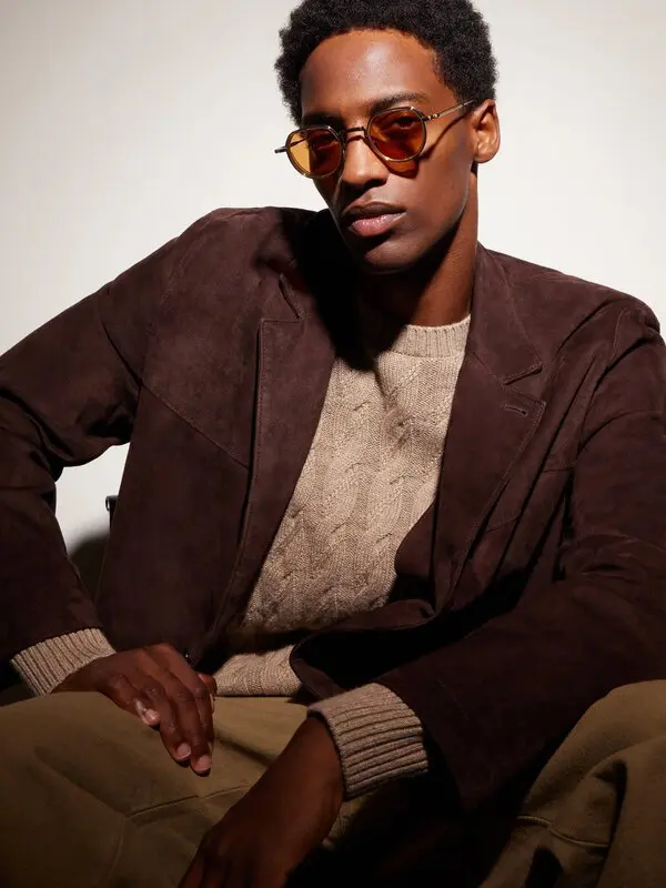 JACQUES MARIE MAGE Dixon Octagonal Frame Sunglasses
