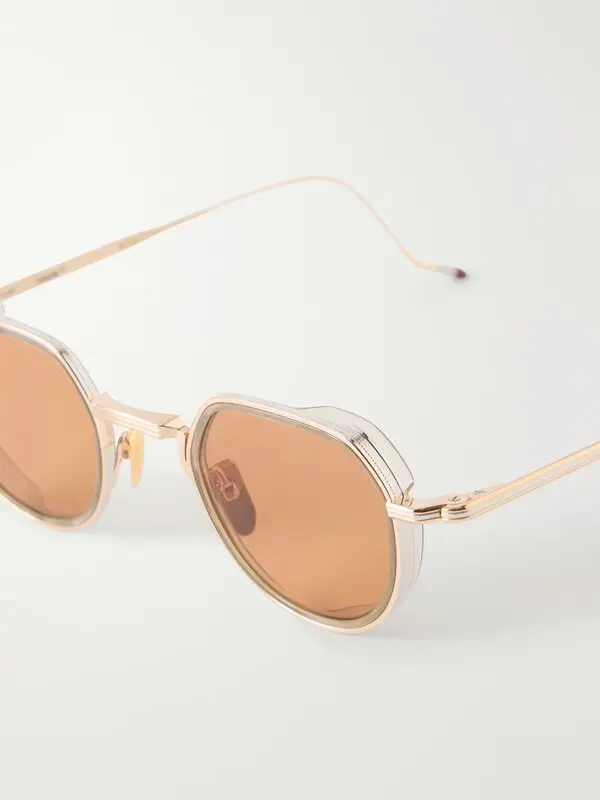 JACQUES MARIE MAGE Dixon Octagonal Frame Sunglasses