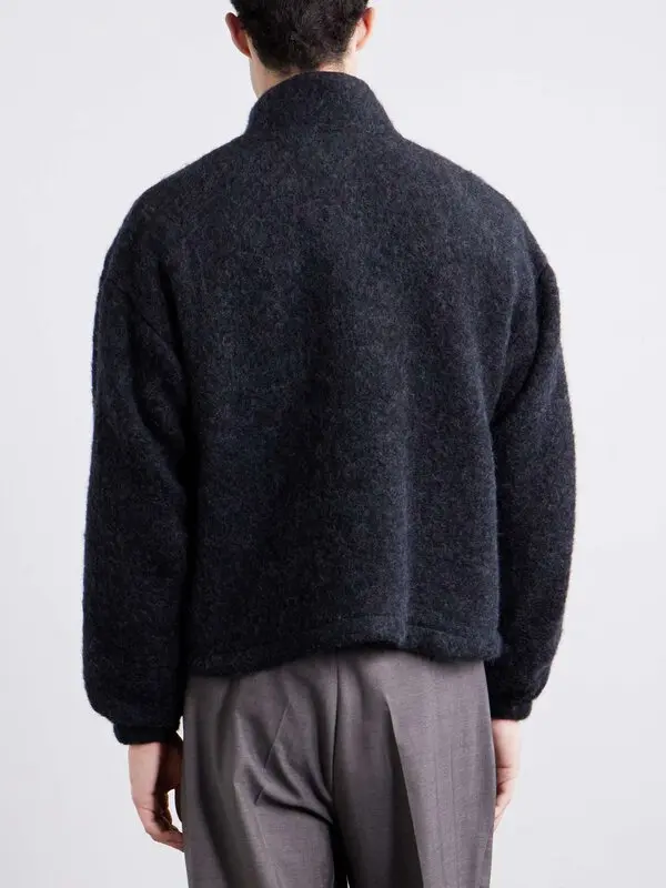 JIL SANDER Brushed Wool-blend Blouson Jacket