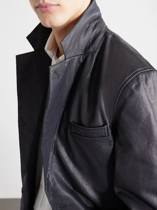 Oliver Peoples Westbury Leather Blazer