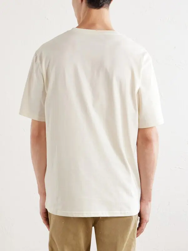 MANAAKI The Landing Printed Cotton-jersey T-shirt - Neutrals