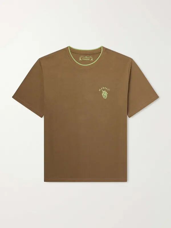 MANAAKI Logo-printed Cotton-jersey T-shirt