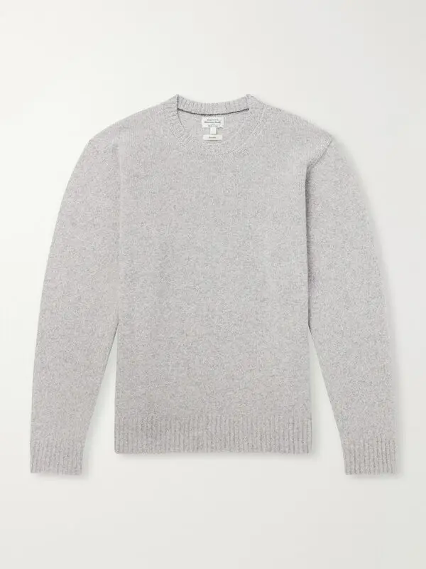 Hartford Wool Crewneck Sweater - Gray