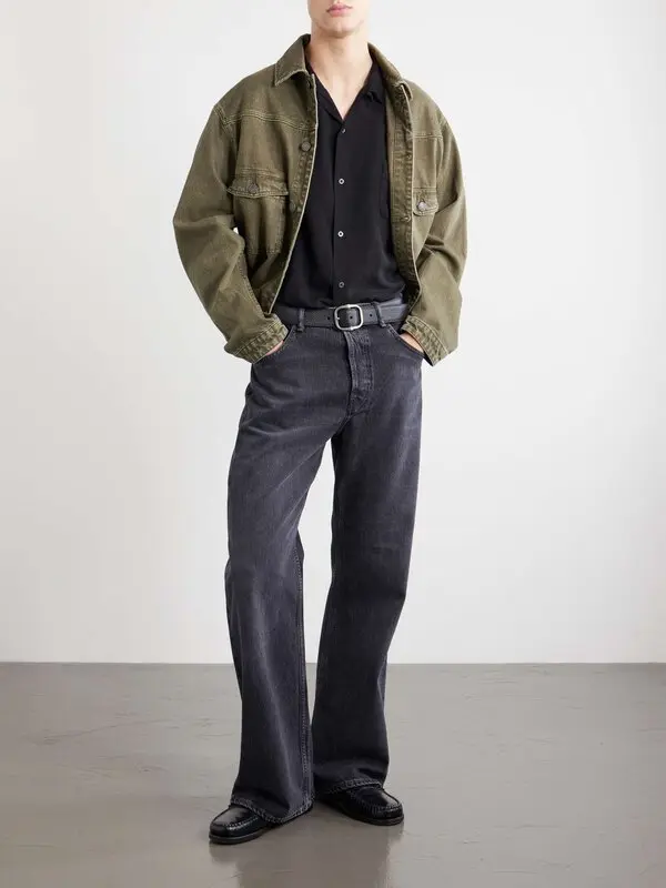 Kapital Big Lyocell And Linen-blend Shirt