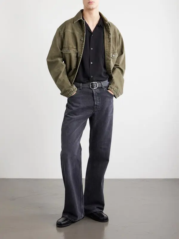 Kapital Big Lyocell And Linen-blend Shirt